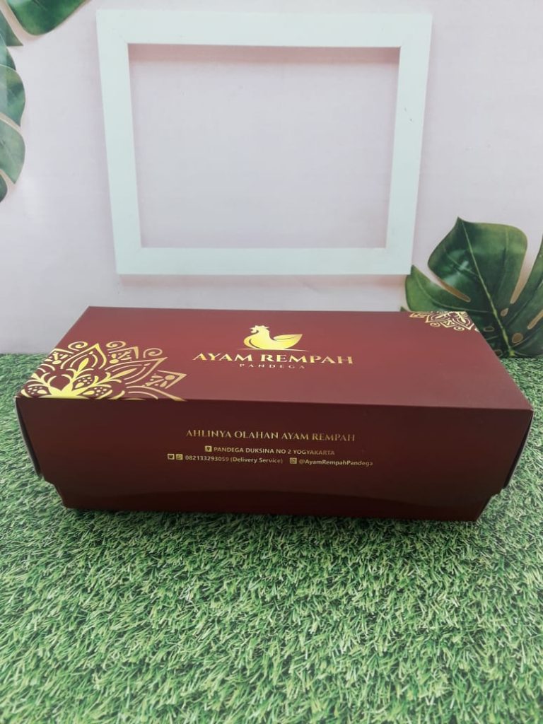 Box Kemasan Ayam Rempah Pandega