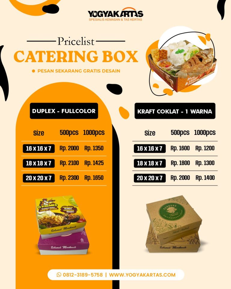 Jual Box Catering Custom Terbaik dan Terjangkau Apakah kamu seorang ...